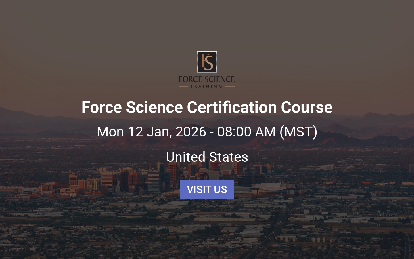 Force Science Certification Course